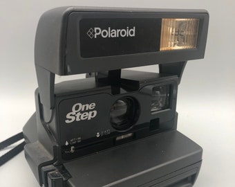 Vintage Polaroid One Step Instant Land Camera With Rainbow Stripe With ...