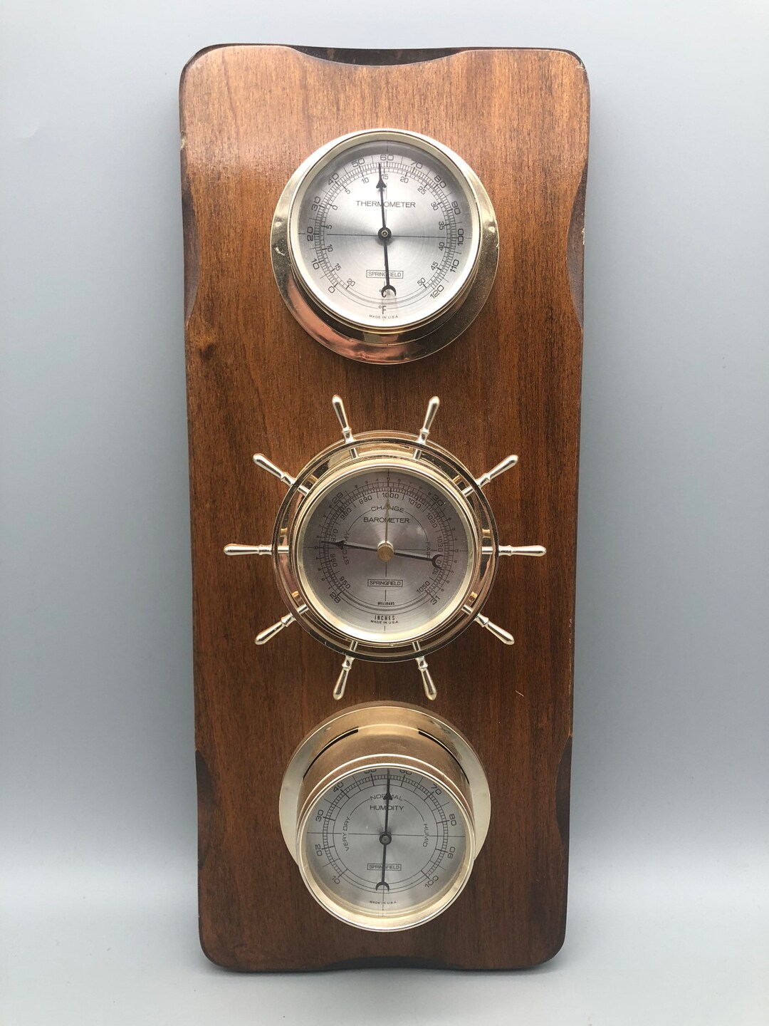 Vintage Springfield Weather Station. - Etsy