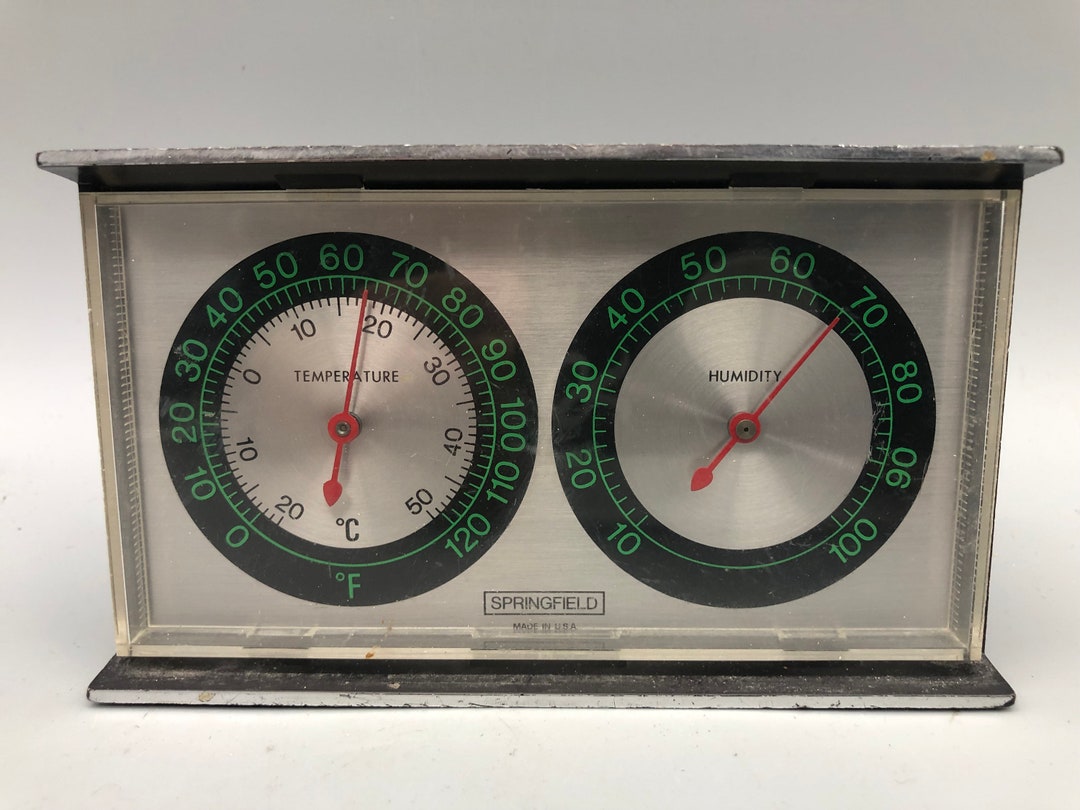 Vintage Springfield Tabletop Weather Station - Mid-century Modern ...