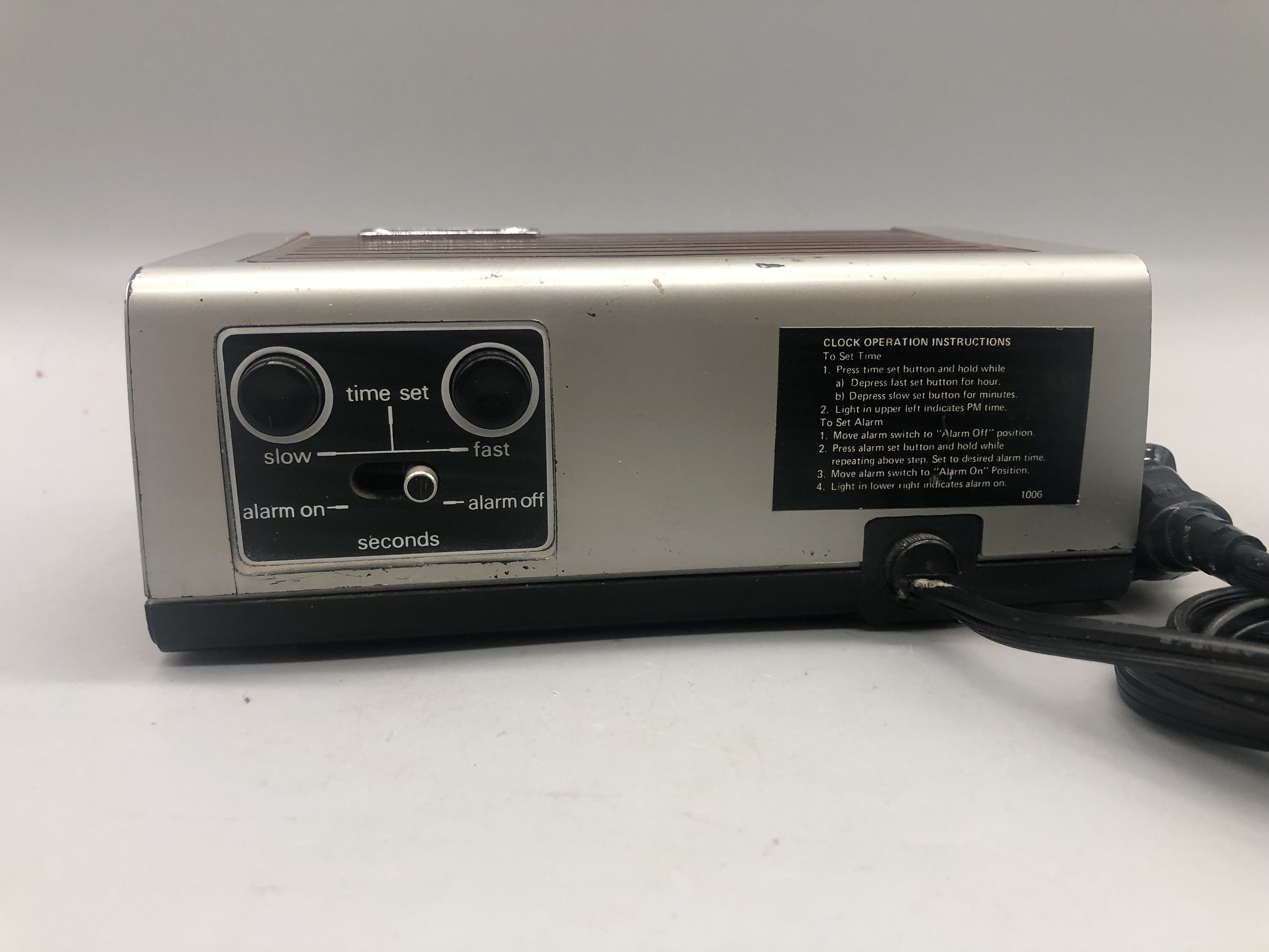 Vintage Compuchron Plug in Digital Alarm Clock. - Etsy