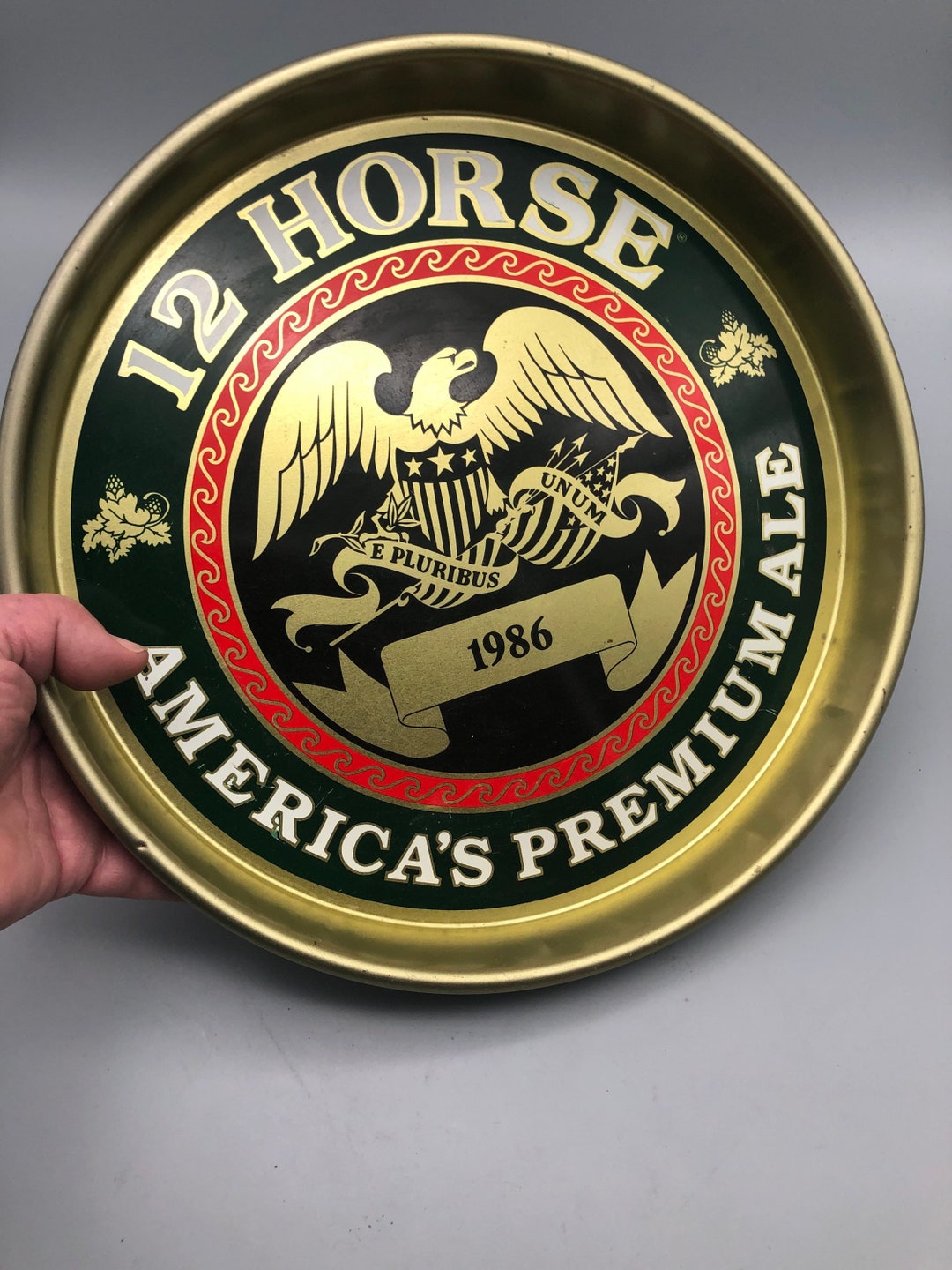 Vintage 12 Horse Ale Metal Serving Tray. - Etsy