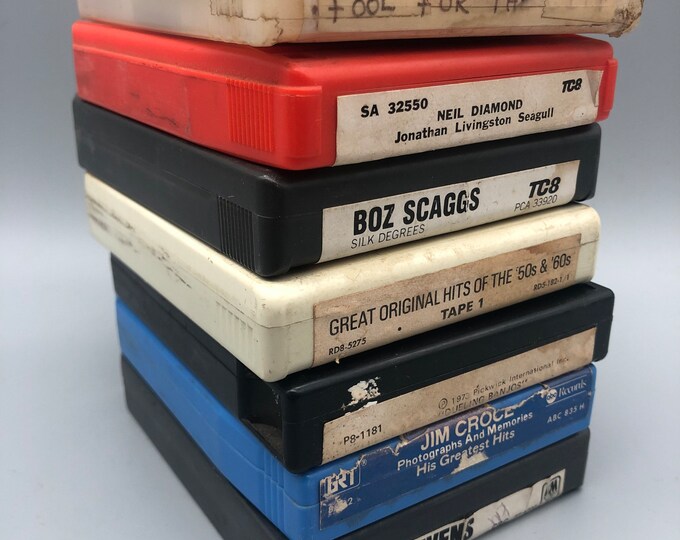 Vintage Assorted 8-track Tapes / Cassettes. - Etsy