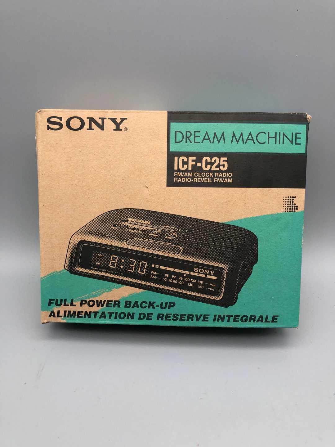 Vintage Sony Dream Machine Alarm Clock Radio. in Box. Model ICF-C25 - Etsy