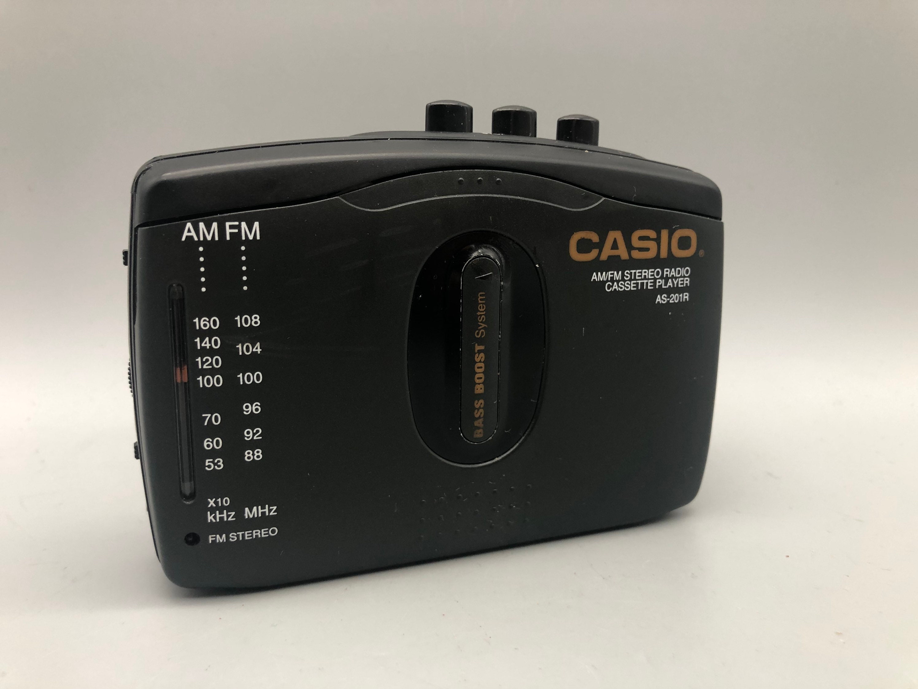 Vintage Casio Portable Cassette Player Model AS-201R. - Etsy