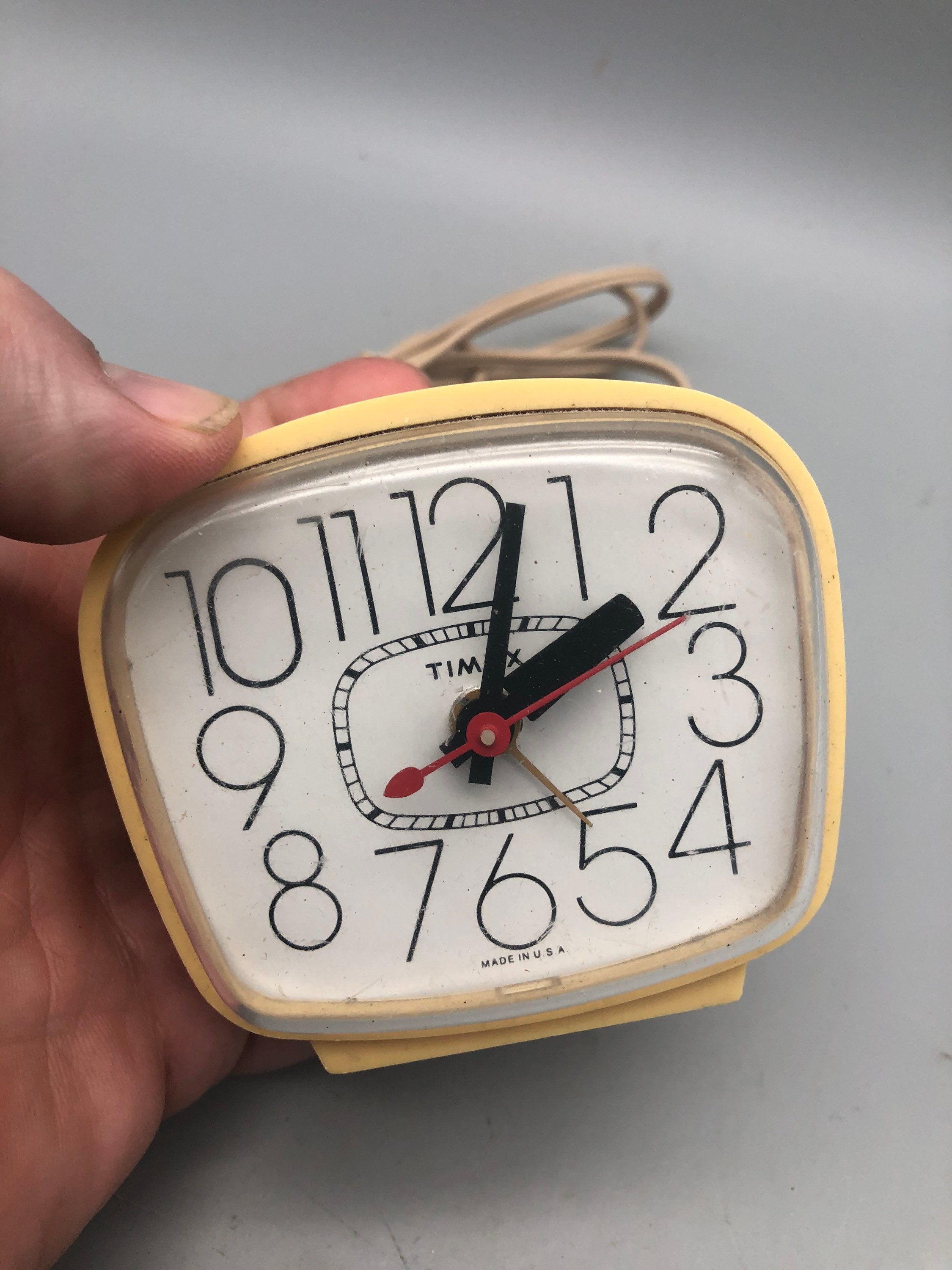 Vintage Timex Analog Plug in Alarm Clock. - Etsy