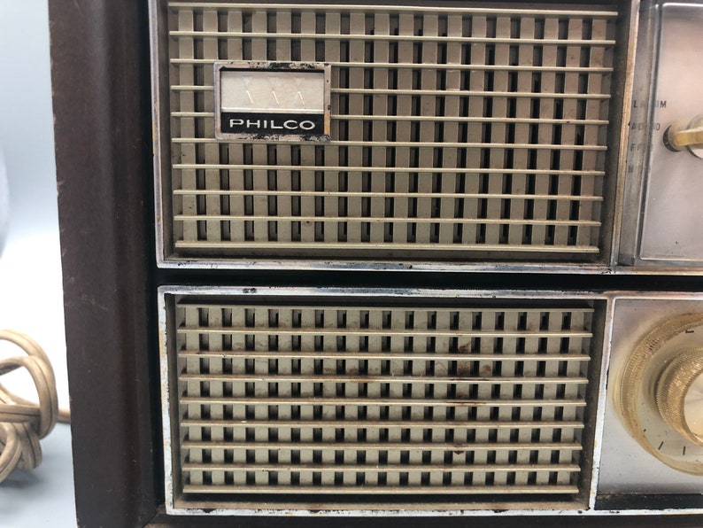 Vintage Philco Am / Fm Alarm Clock Radio. - Etsy