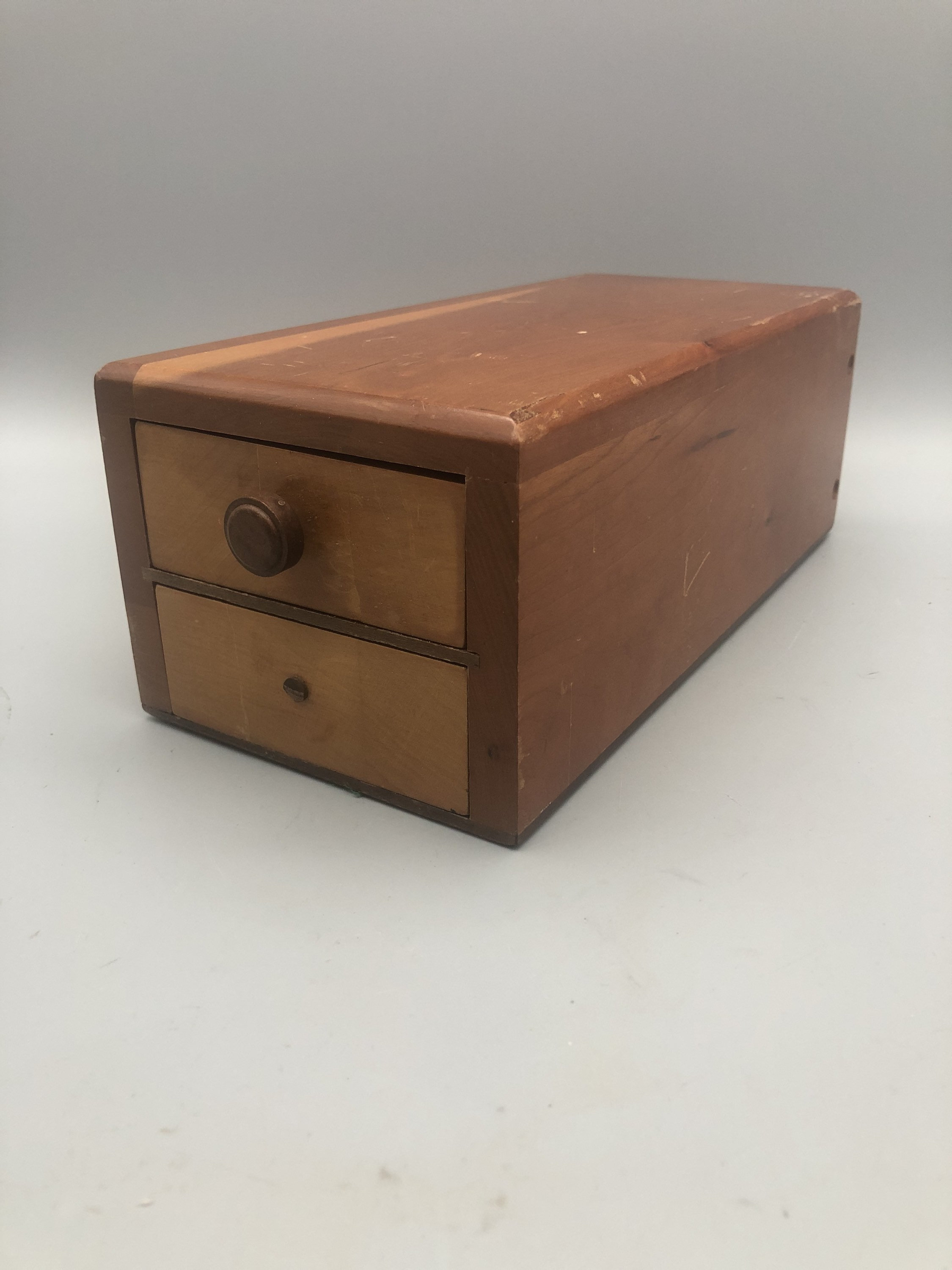 Vintage Hand Made Wood Poker Chip Holder. - Etsy