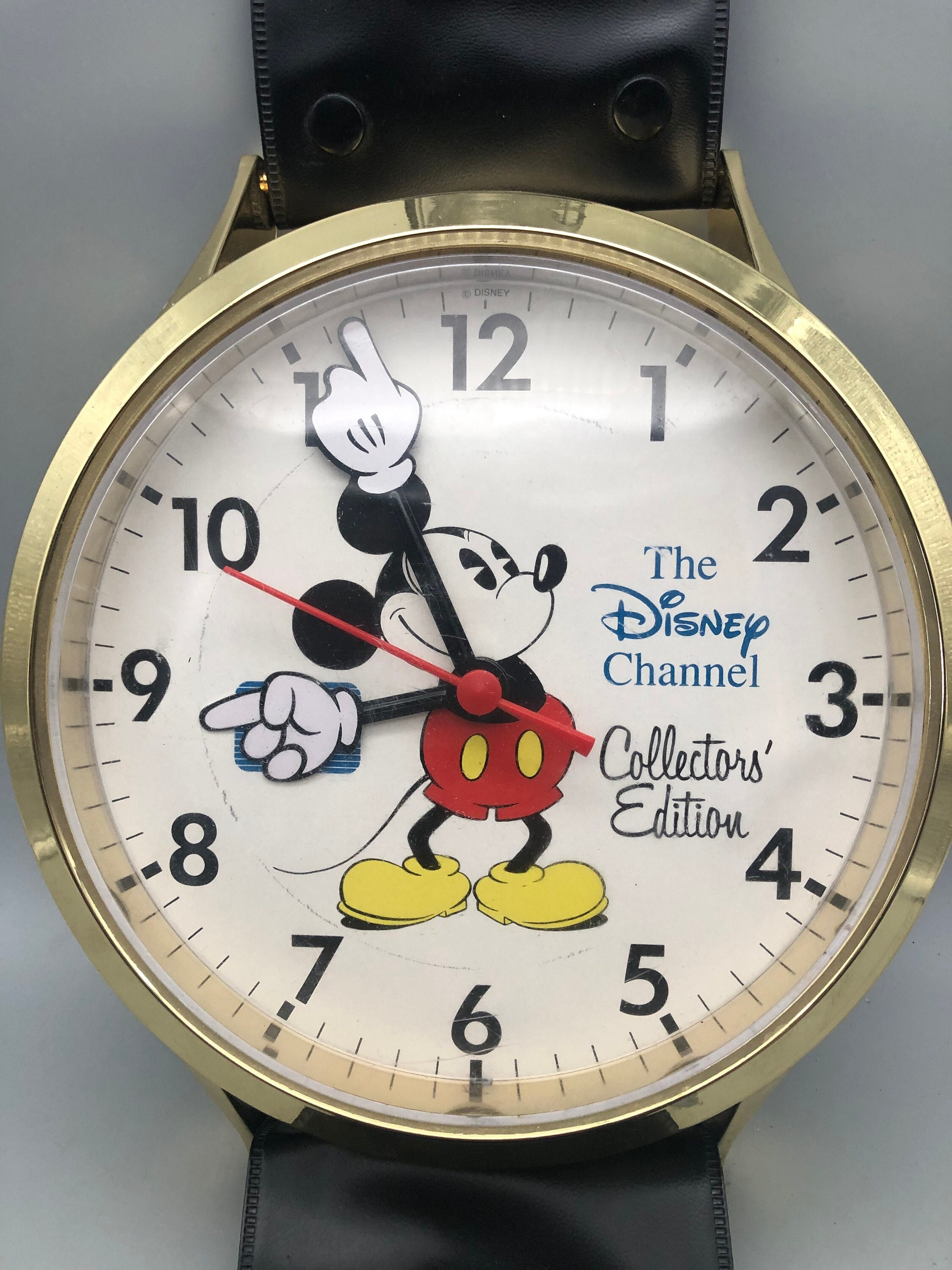 Vintage Disney Channel Mickey Mouse Collectors Edition Giant Wristwatch ...