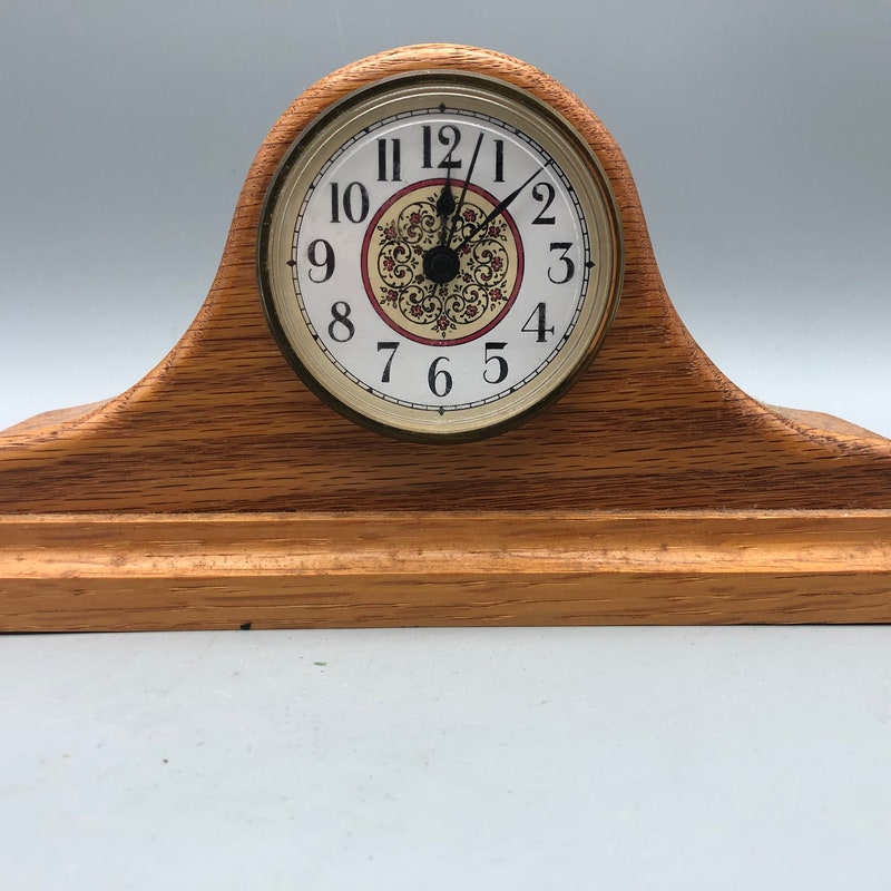 Wood Mantle Clock - Etsy