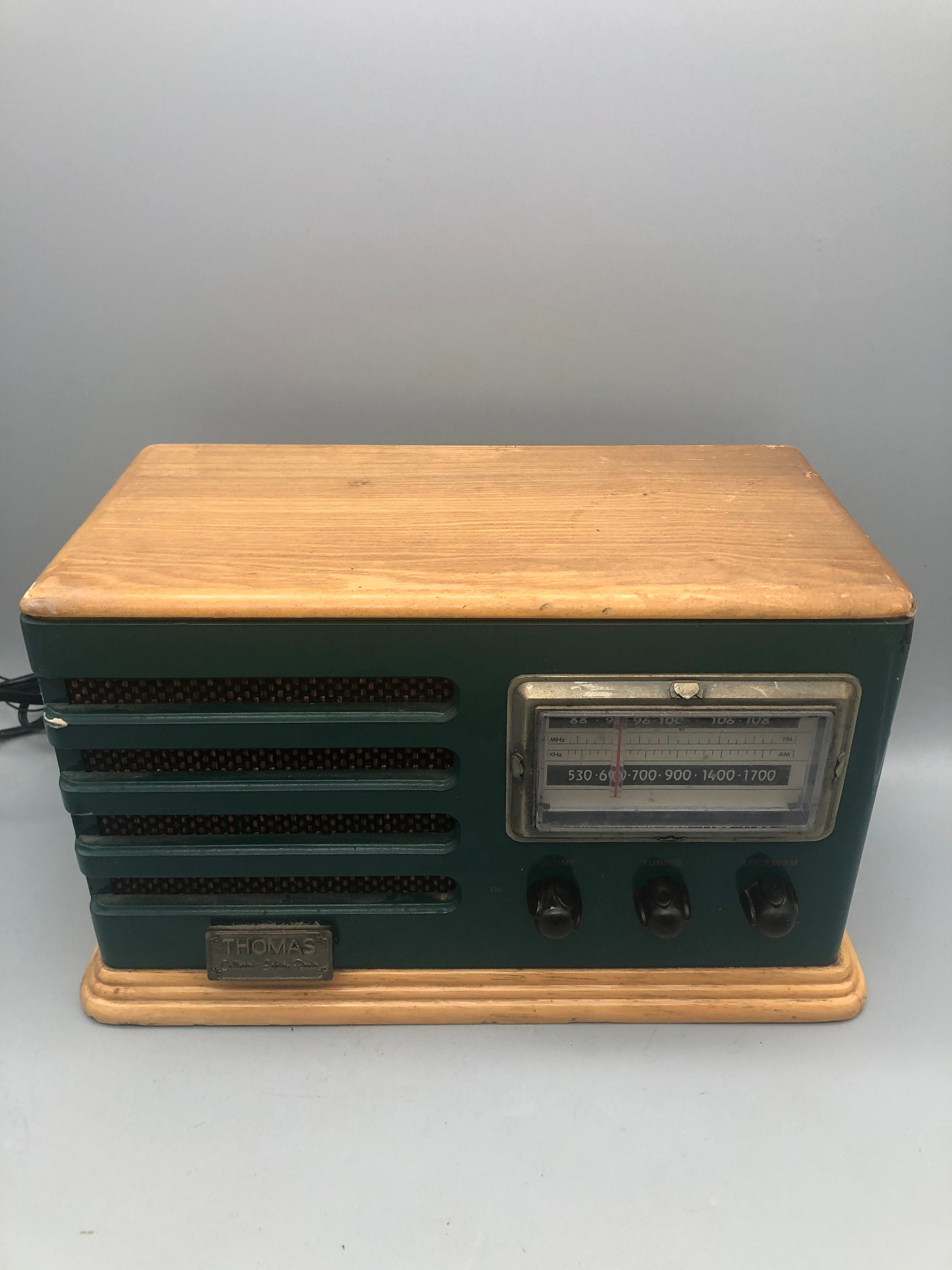 Vintage Thomas Retro Radio Collectors Edition With Tape Cassette Player ...