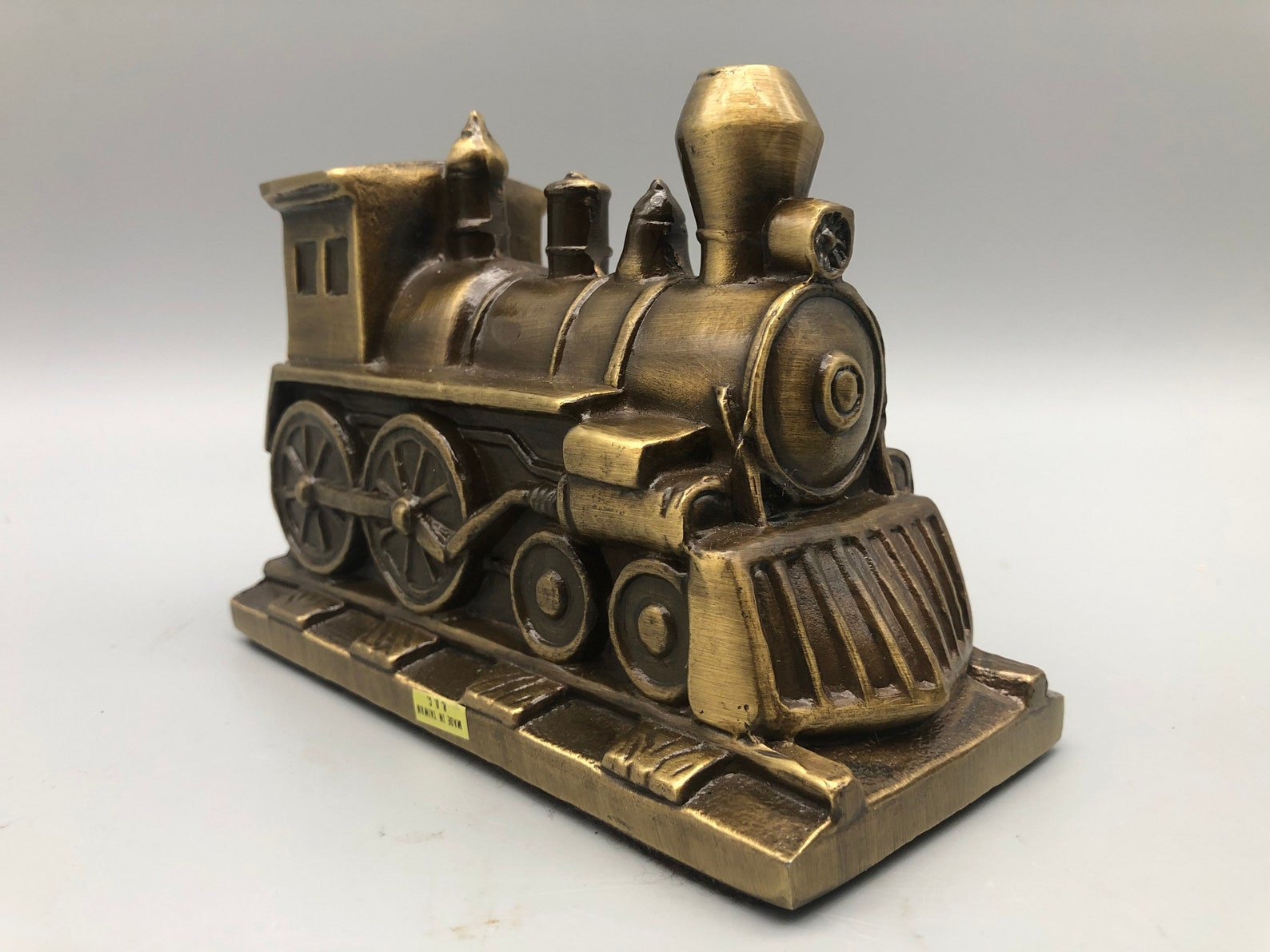 Vintage Brass Train Engine and Coal Car. - Etsy