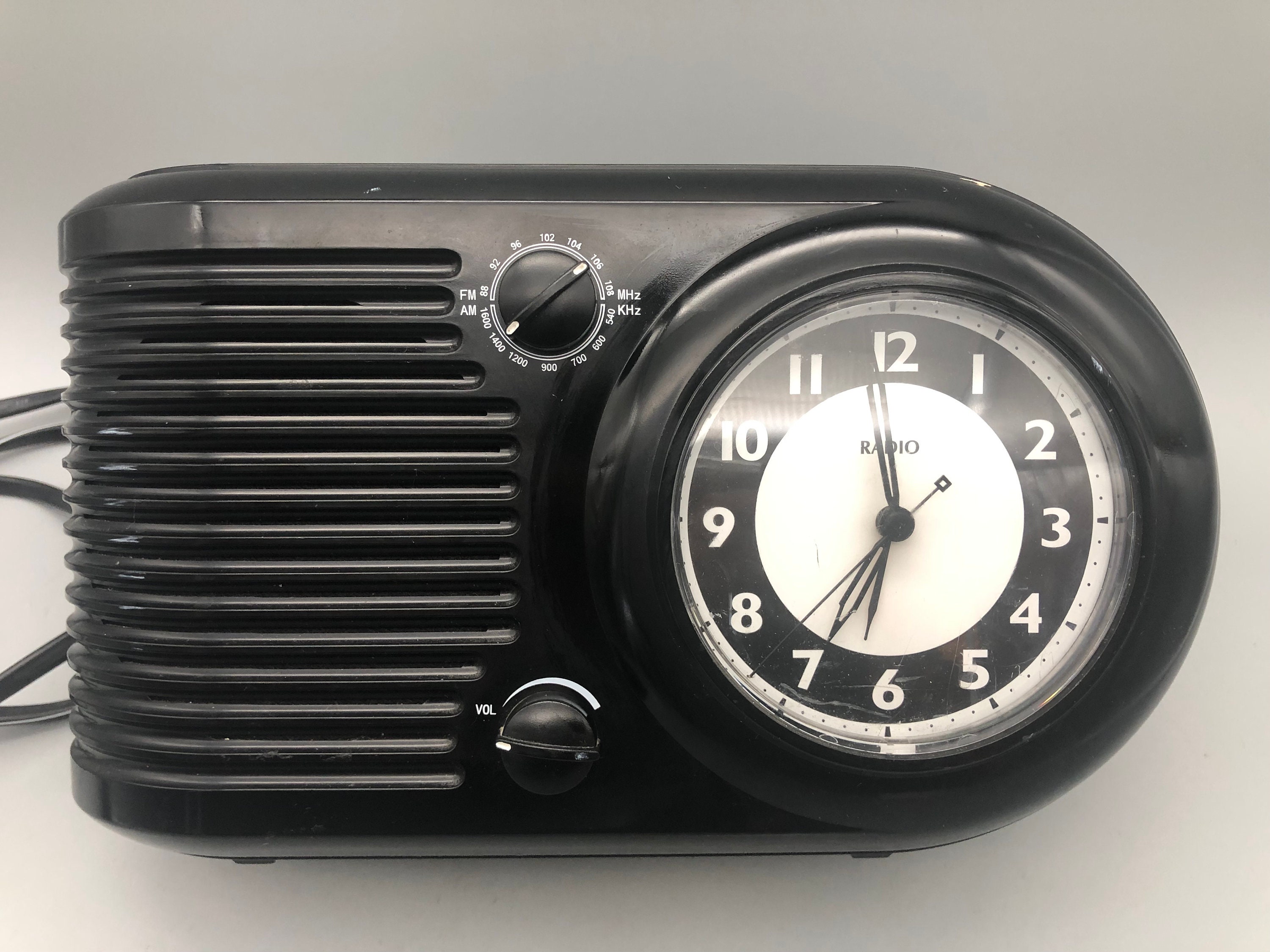Vintage Retro Analog Clock Radio. - Etsy