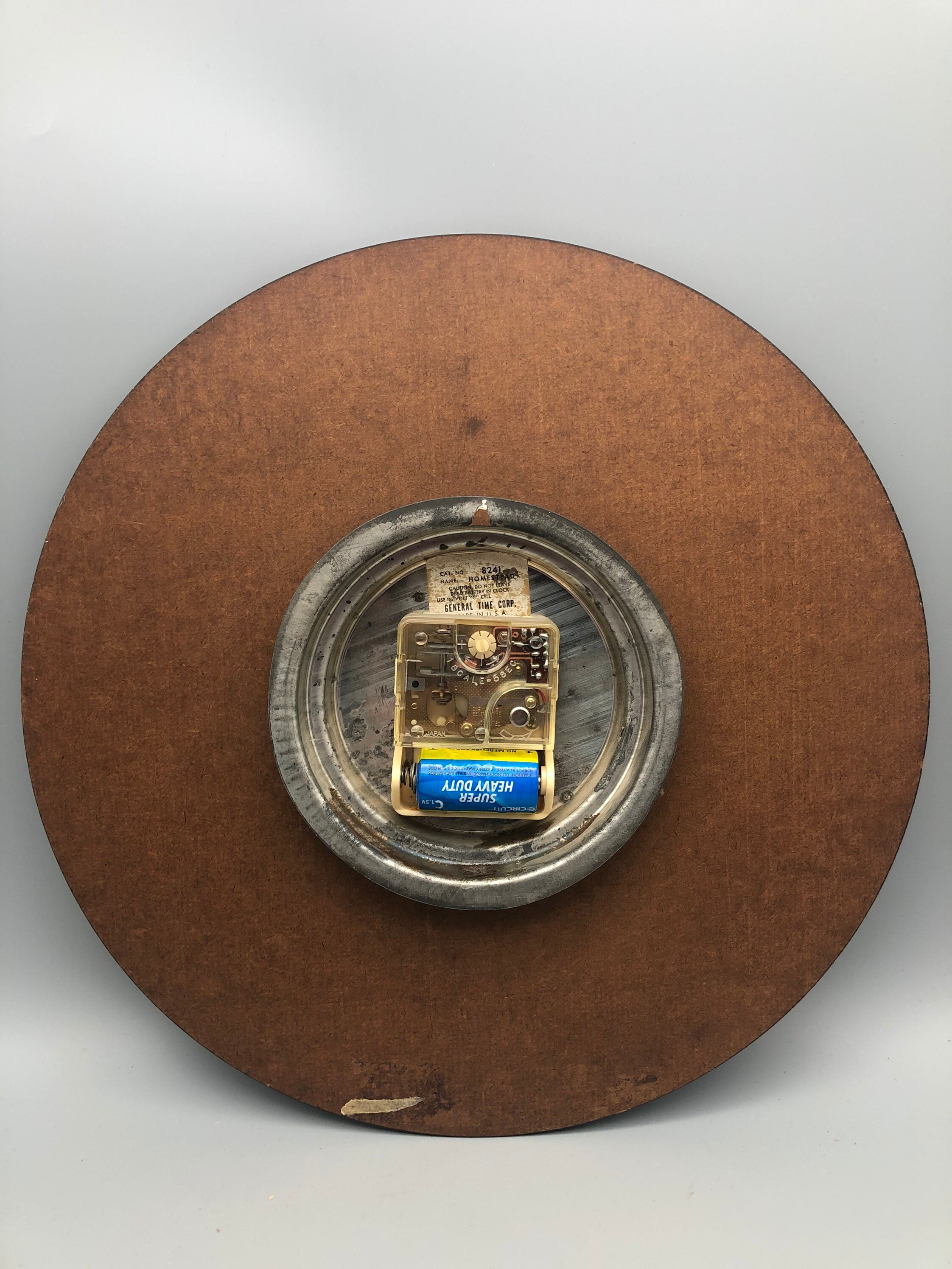 Vintage Homestead Wall Clock. MCM. Battery Operated. - Etsy