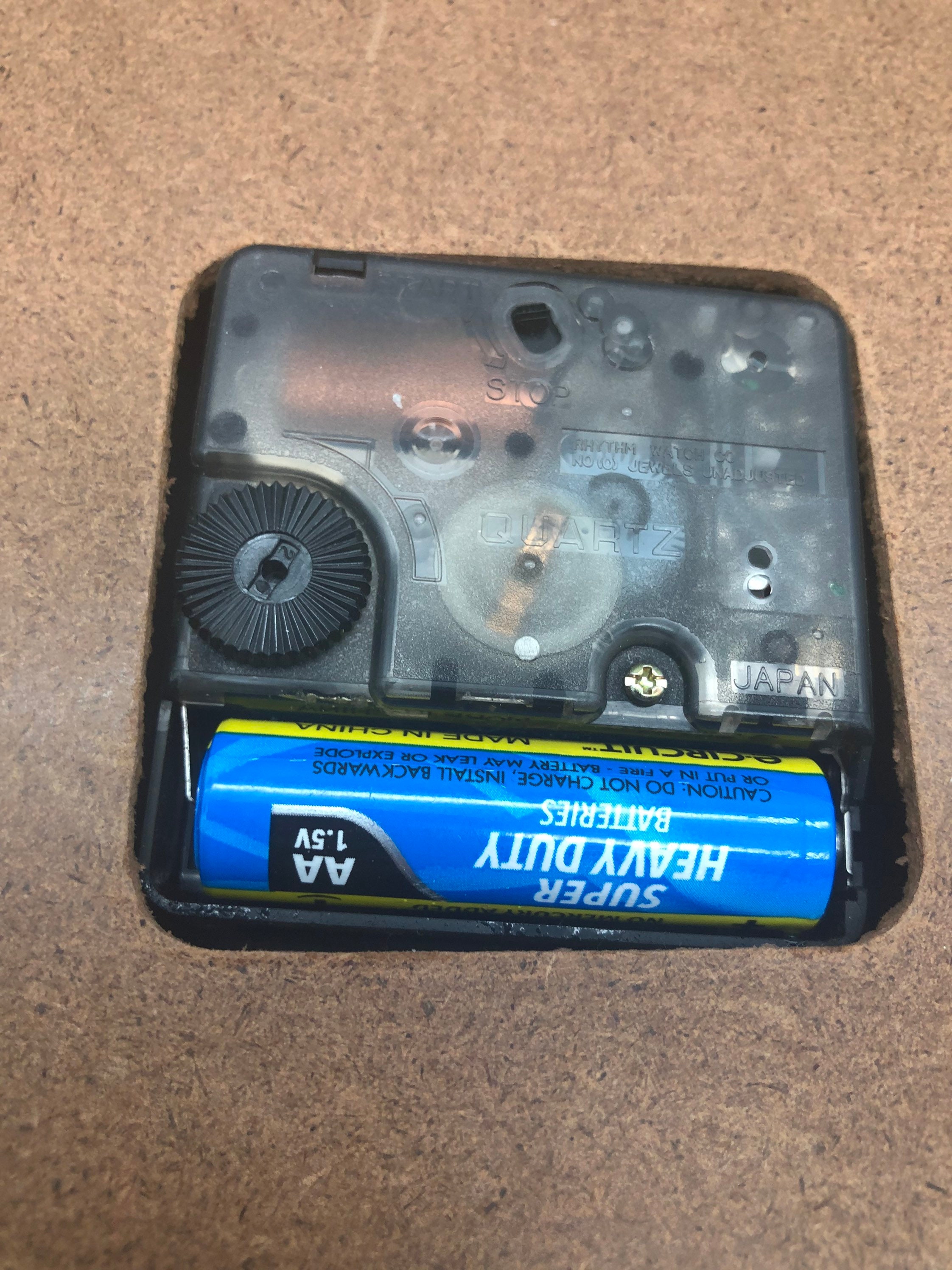 Vintage Telesonic Plastic Wall Clock. Black and Gold. Battery Operated ...