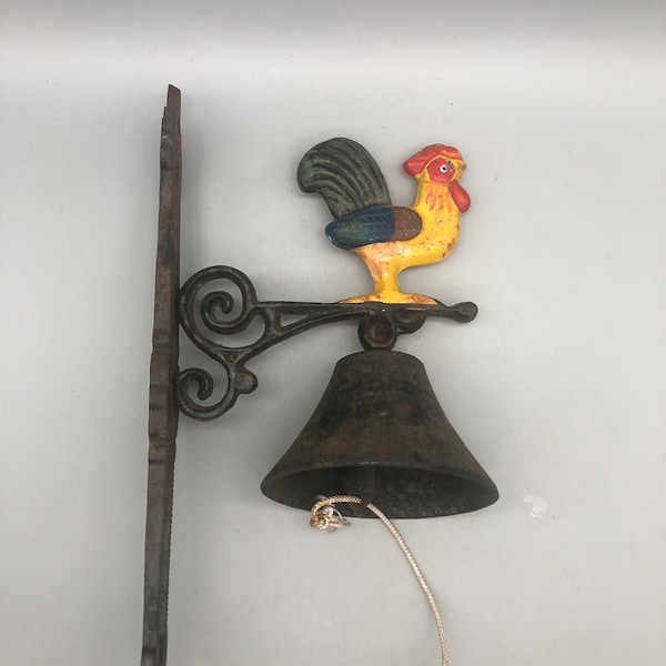 Iron Rooster Bell - Etsy