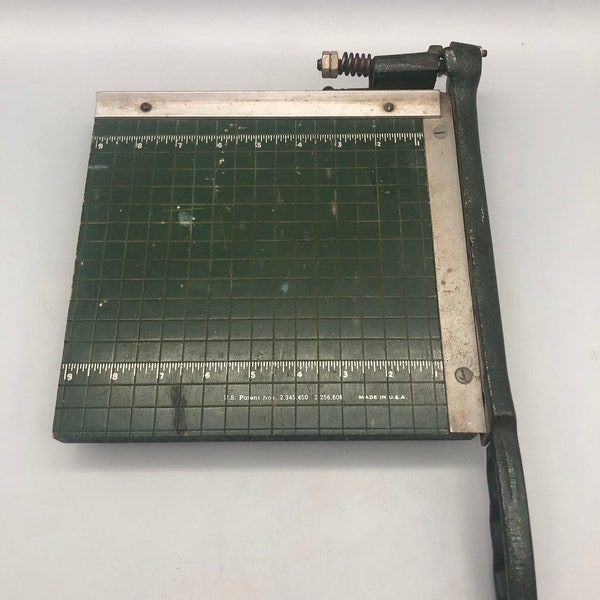 Vintage Paper Cutter - Etsy