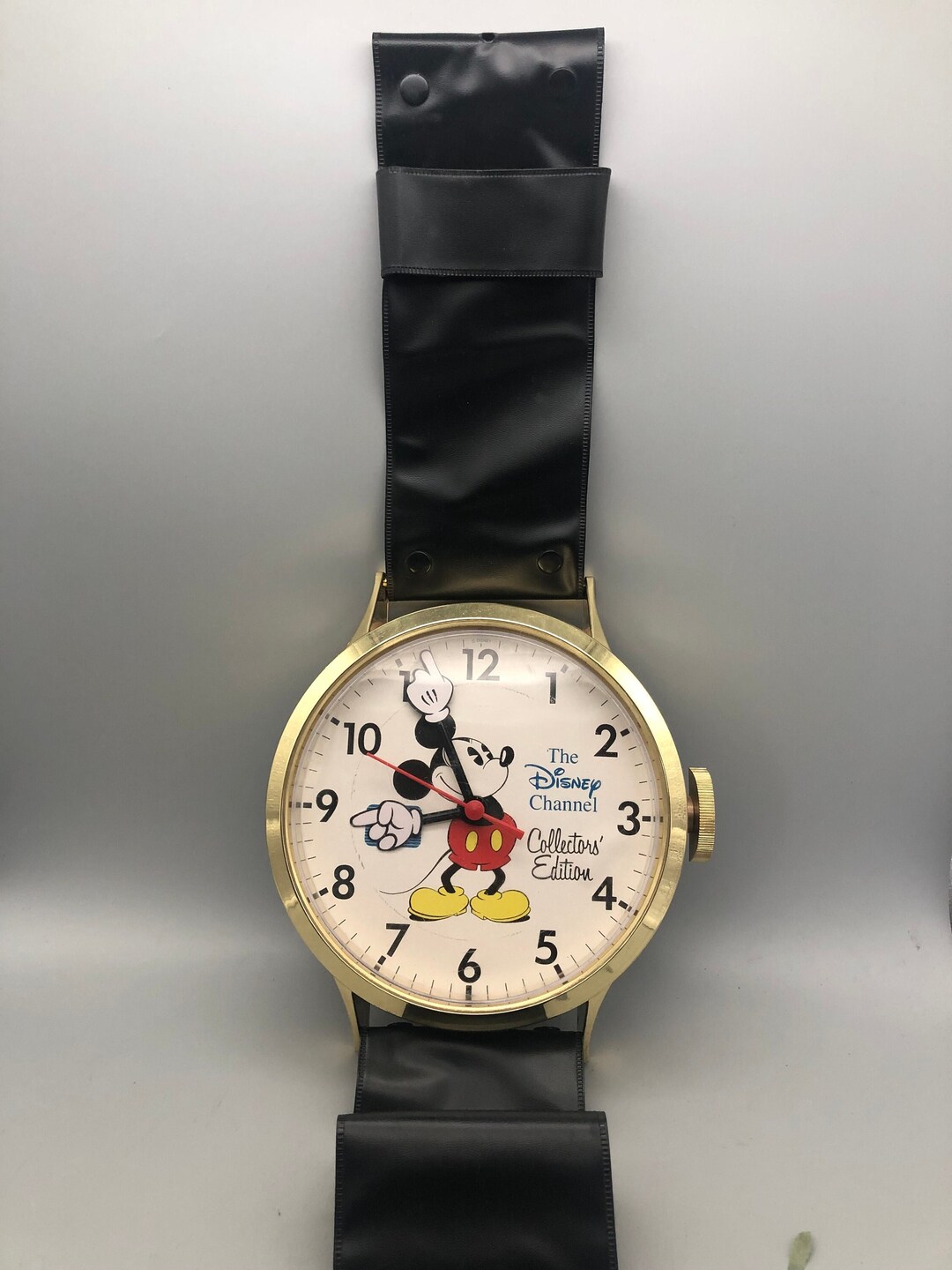 Vintage Disney Channel Mickey Mouse Collectors Edition Giant Wristwatch ...
