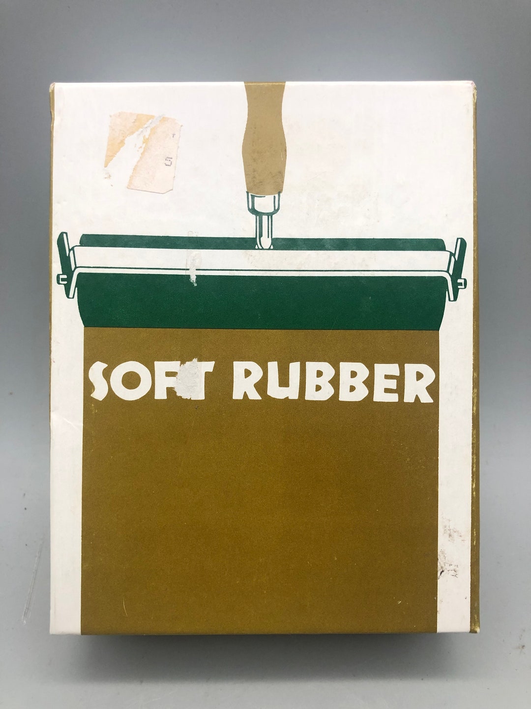 Vintage Speedball Printmasters Soft Rubber Linoleum Roller. NO. 64 4 ...