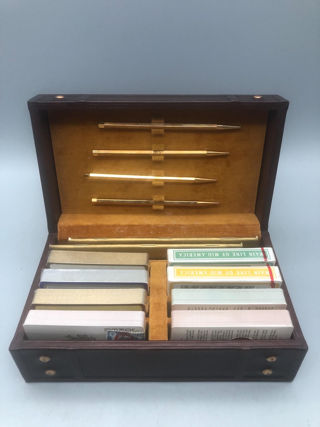 Vintage Railroad Card Set in Case. Unopened. - Etsy