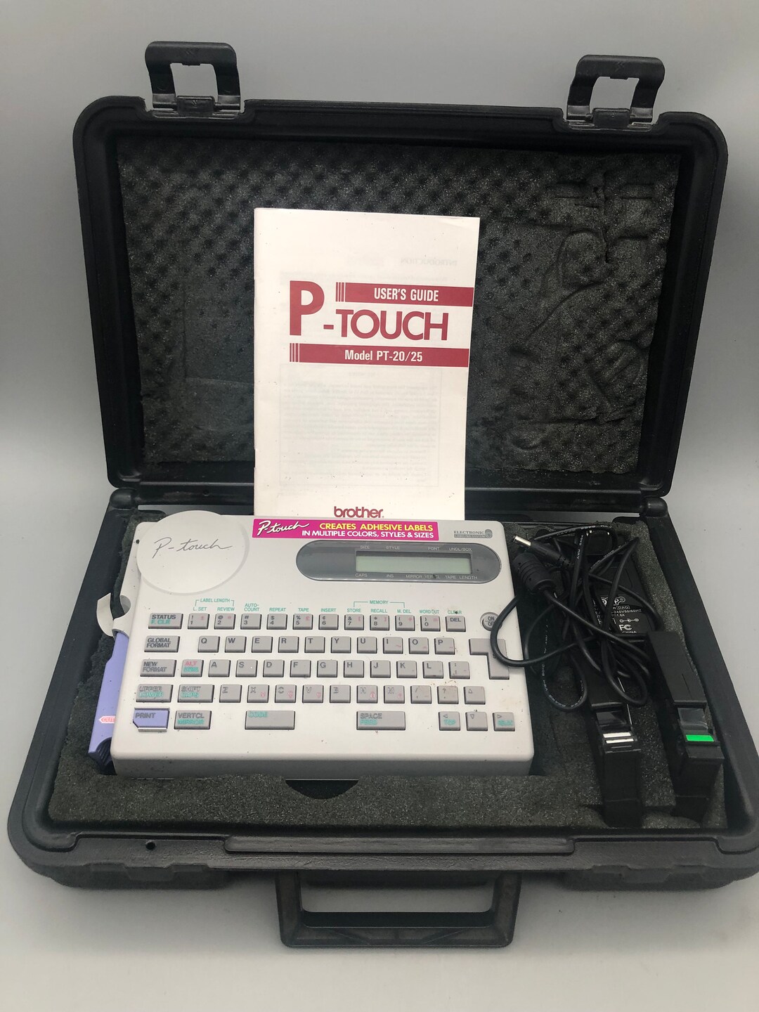 Vintage P-touch Label Maker With Case. - Etsy
