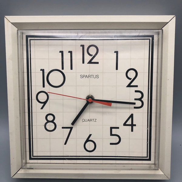 Square Wall Clock - Etsy