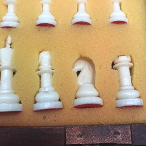 Vintage Fold up Travel Chess Set With Original Plastic Pieces. - Etsy