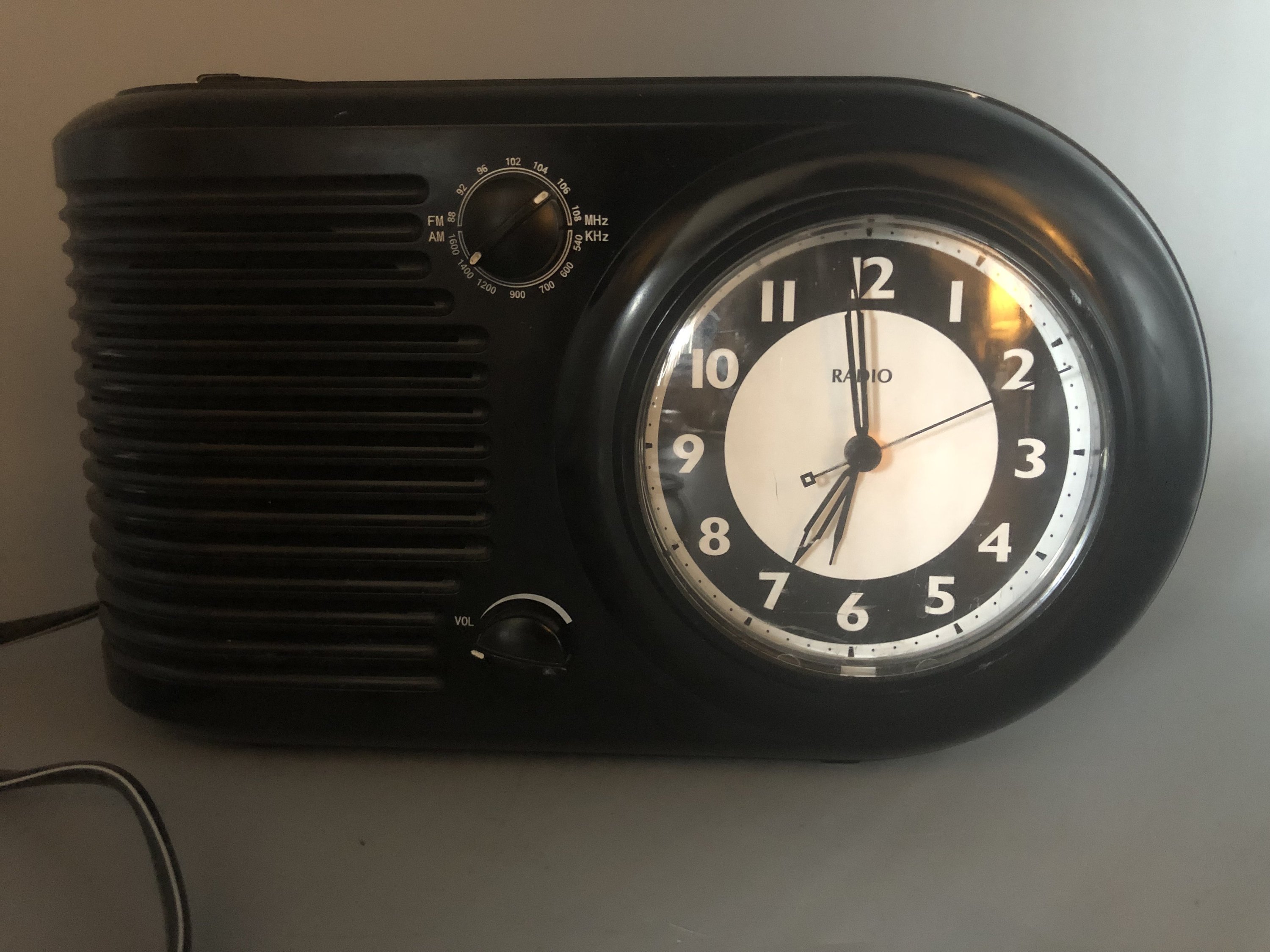 Vintage Retro Analog Clock Radio. - Etsy