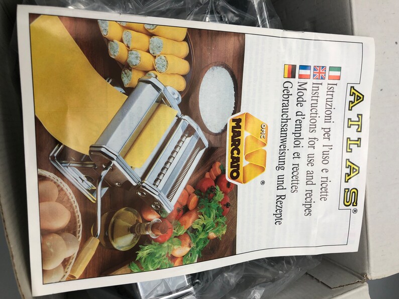 Vintage Italian Marcato Atlas Pasta Maker / Roller. - Etsy