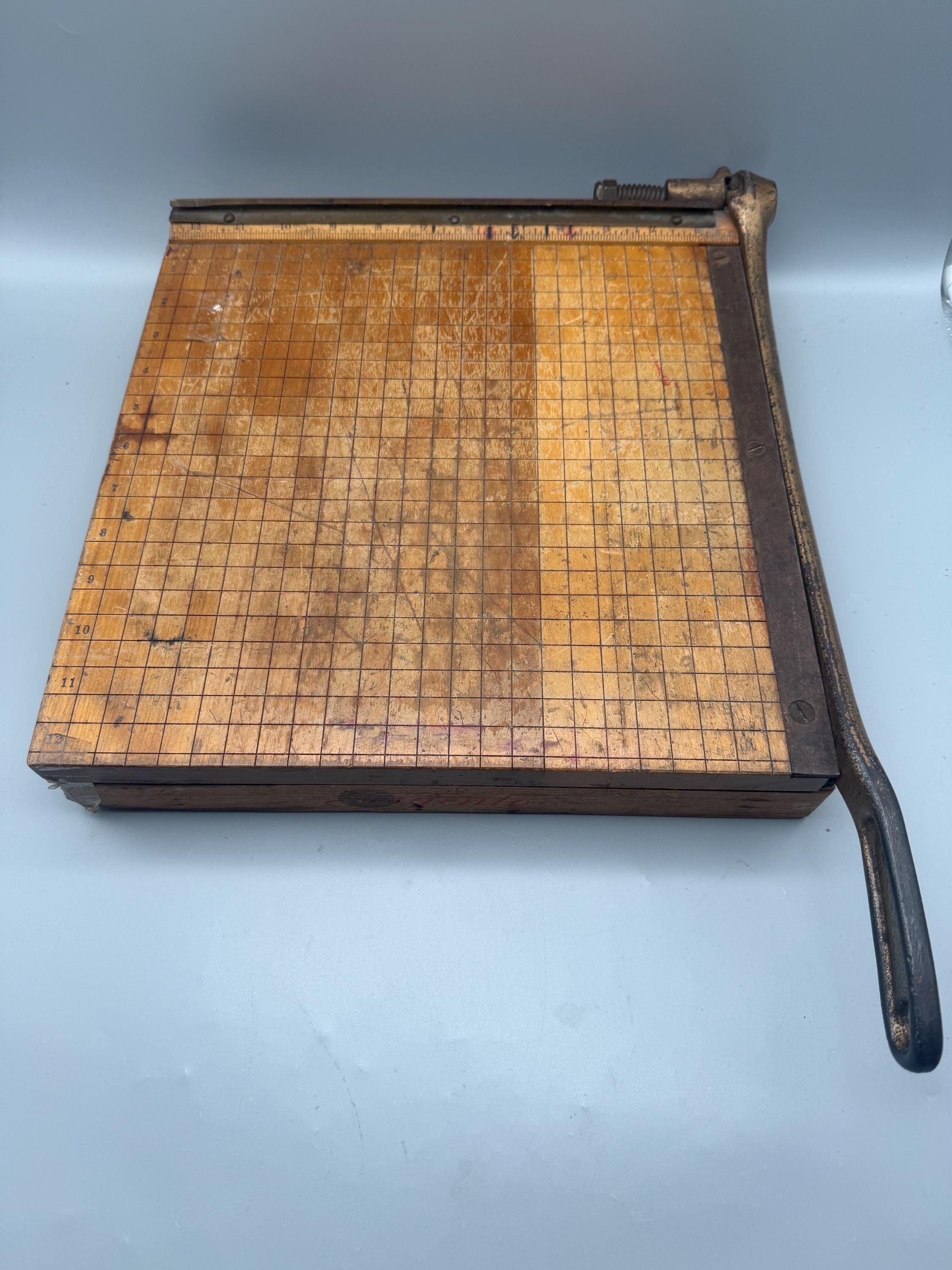 Vintage Ingento No. 4 Industrial Paper Cutter - Ideal School Supply Co ...