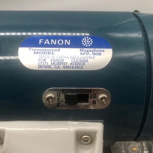 Vintage Fanon Megaphone Model MV-20S - Etsy