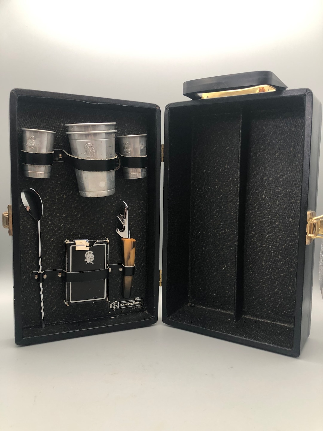 Vintage Trav-l-bar Portable Bar Set by Ever-wear. - Etsy