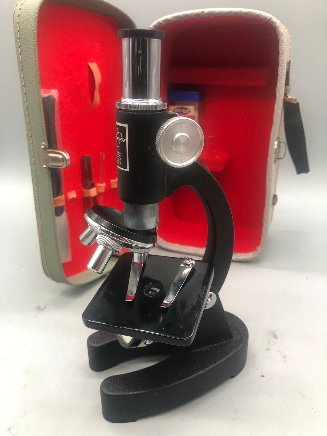 Vintage Sans & Strelffe Microscope With Case. - Etsy