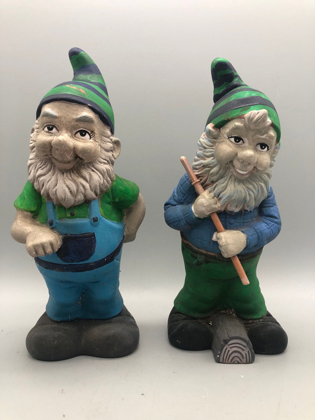Vintage Artline Rubber Lawn Gnomes Model 4040. Artline. - Etsy