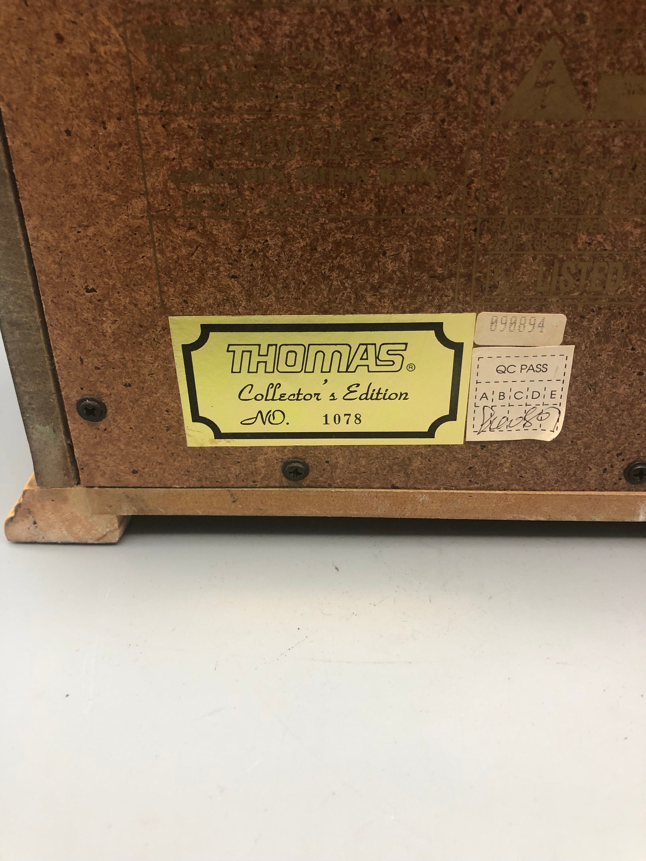 Vintage Thomas Retro Radio Collectors Edition With Tape Cassette Player ...