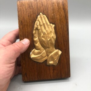 Vintage Praying Hands Wall Decor. - Etsy