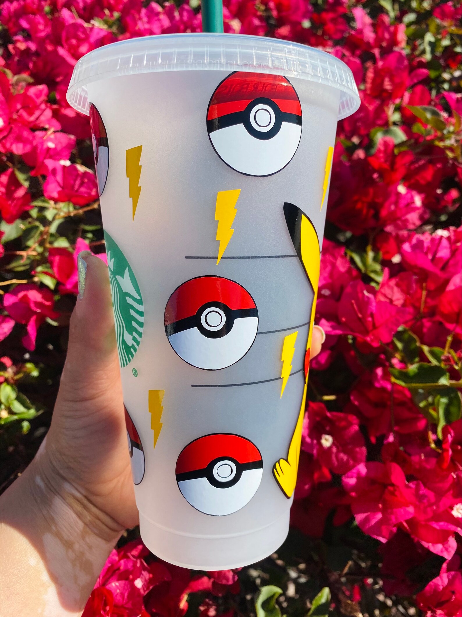 Pikachu Starbucks Cold Cup | Etsy