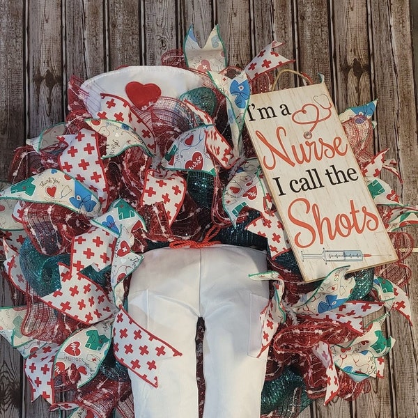 Nurse Wreath - Etsy