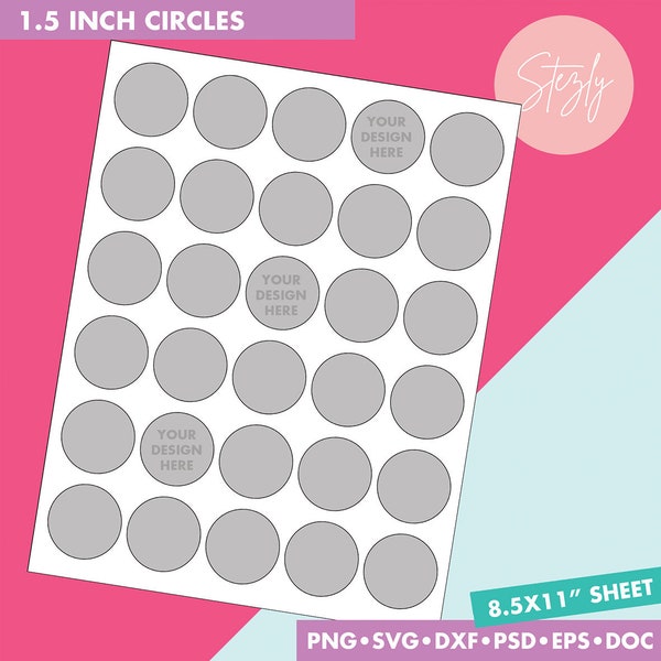 1 5 Inch Circle - Etsy