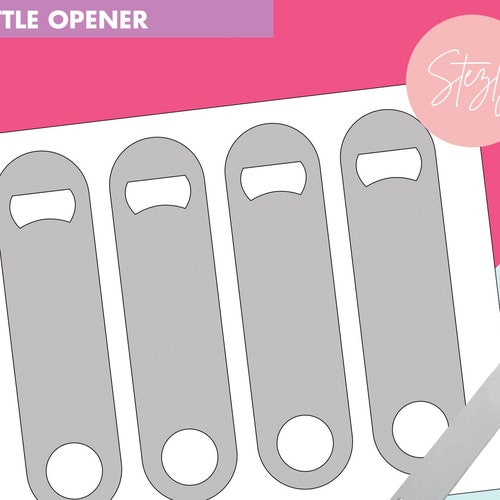 Flat Bottle Opener Template Sublimation Template Ms Word - Etsy