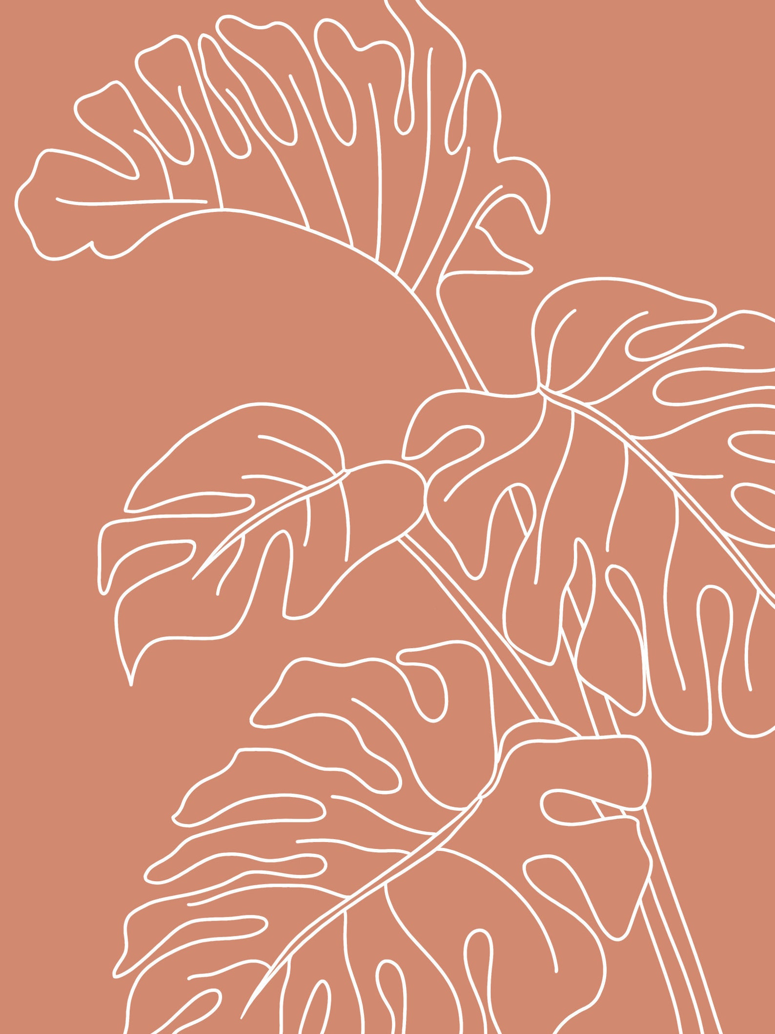 Digital Leaf Illustration - Etsy