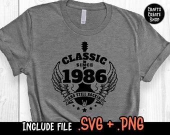 Since 1986 Svg | Etsy