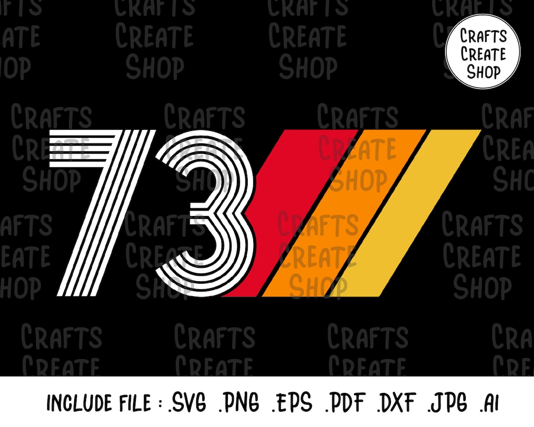 73 Retro Birthday Svg, 73 Vintage Svg, 73rd Birthday Idea, Turned 73 ...