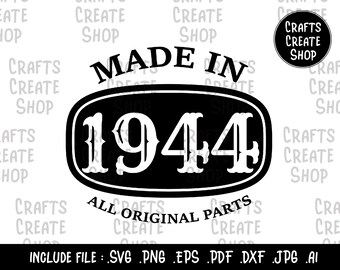 1944 Shirt Svg - Etsy