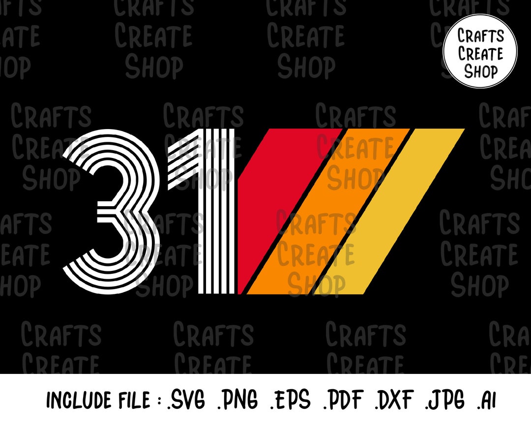 31 Retro Birthday Svg 31 Vintage Svg 31st Birthday Idea - Etsy