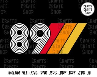 89th Birthday Svg - Etsy