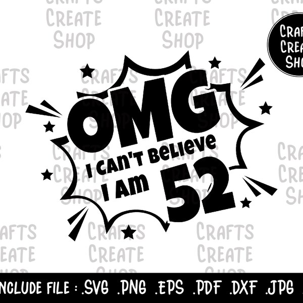 52 Birthday - Etsy