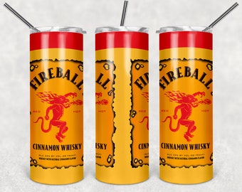 Fireball Tumbler - Etsy