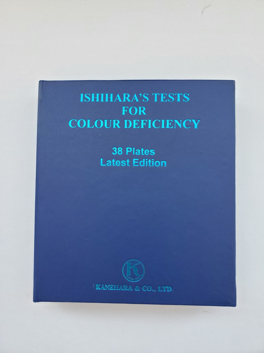 Ishihara Test Chart Books for Color Deficiency 38 Plates Latest Edition ...