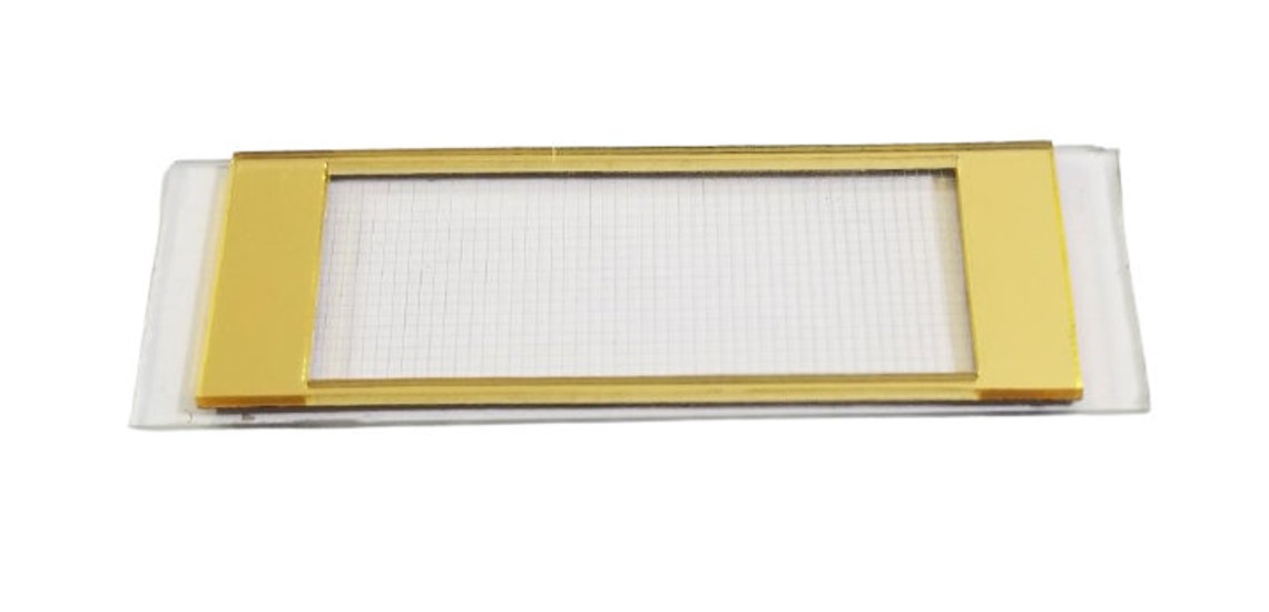 Gridded Acrylic Sedgewick-rafter Counting Cell With Case - Etsy