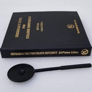 Ishihara Colour Vision Test Book for Color Deficiency 24 Plates With ...